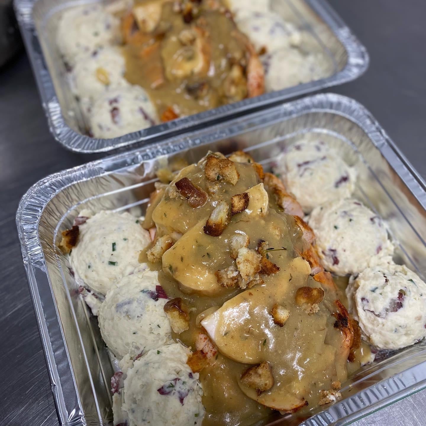 Stuffed Chicken & Gravy | Magno Terra Cafe & Chefette Toni