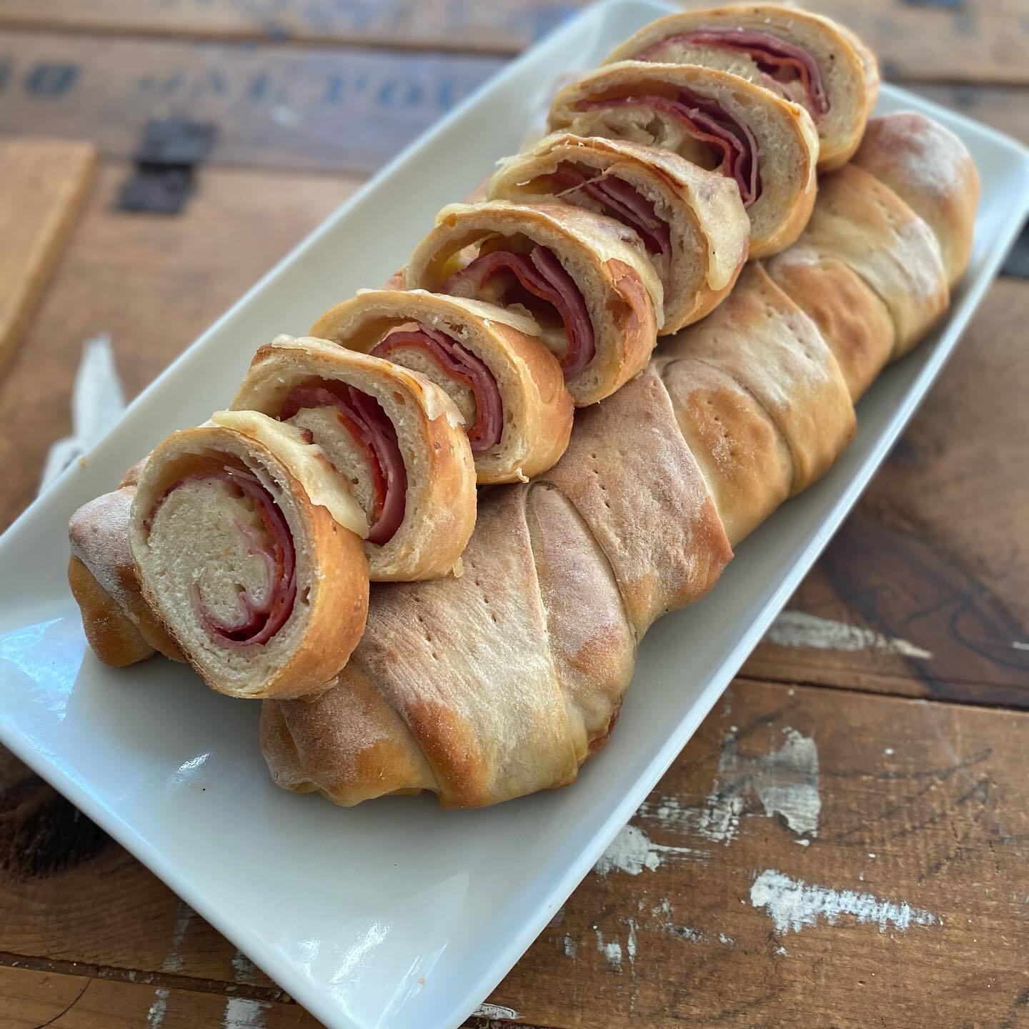 Italian Meat Stuffed Bread w/Marinara | Magno Terra Cafe & Chefette Toni